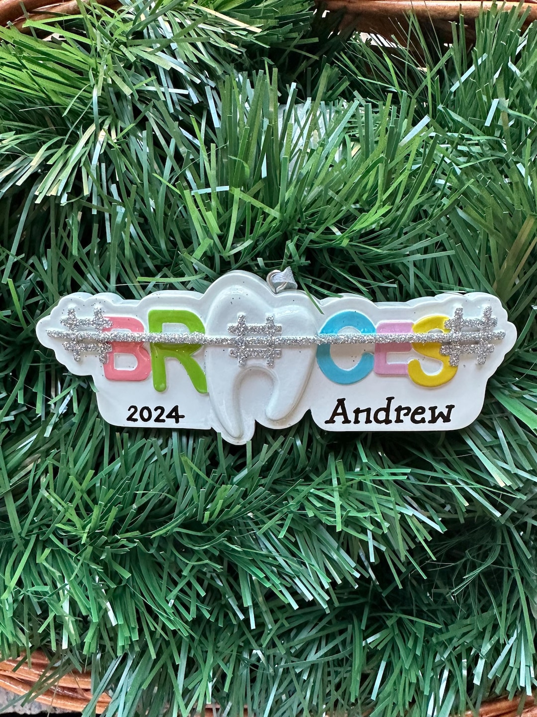 Braces- Boy Braces- Girl Braces- Personalized Christmas Ornament ...