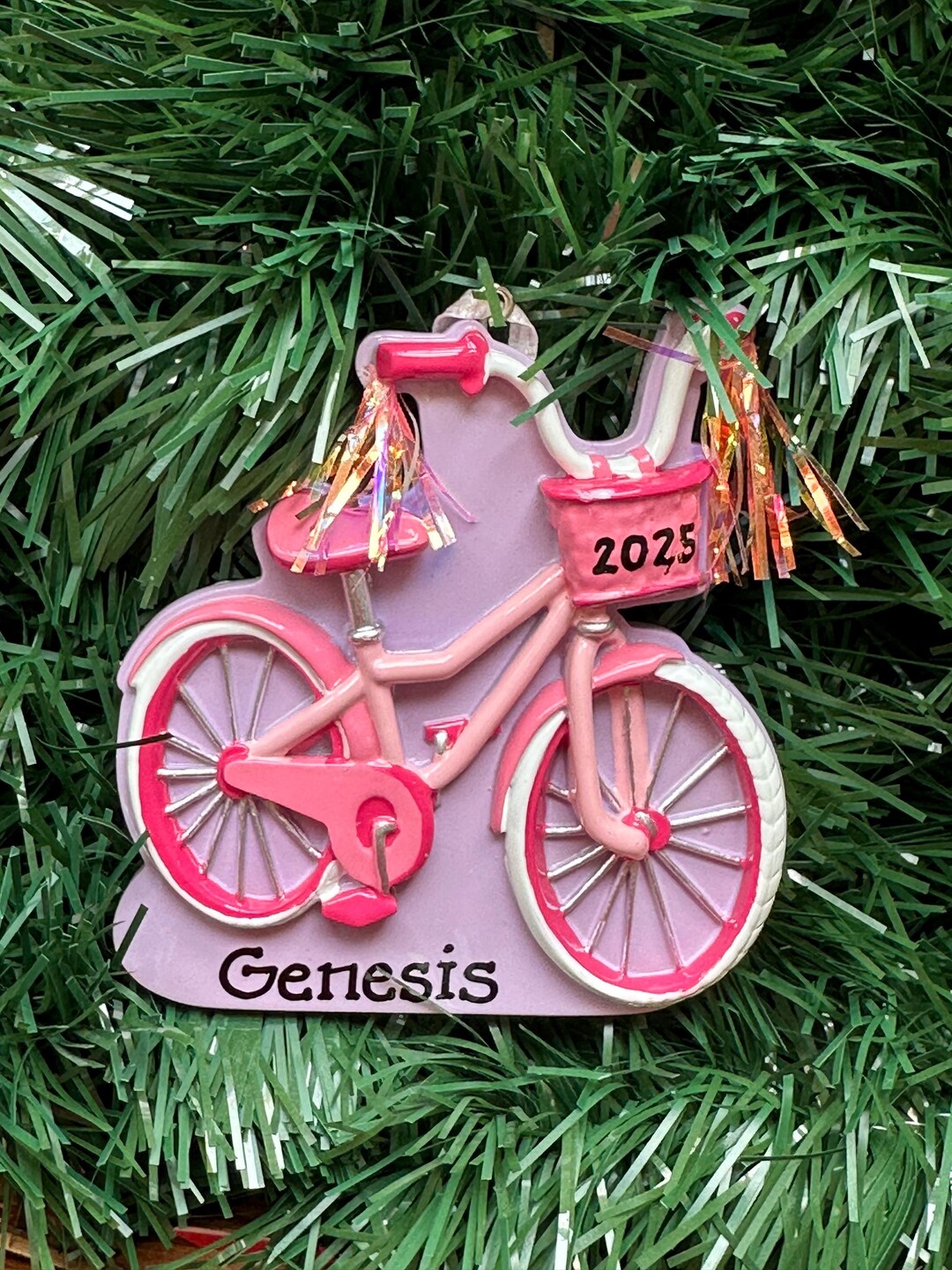 My First Bike- I Learnt to Bike- Personalized Christmas Ornament ...