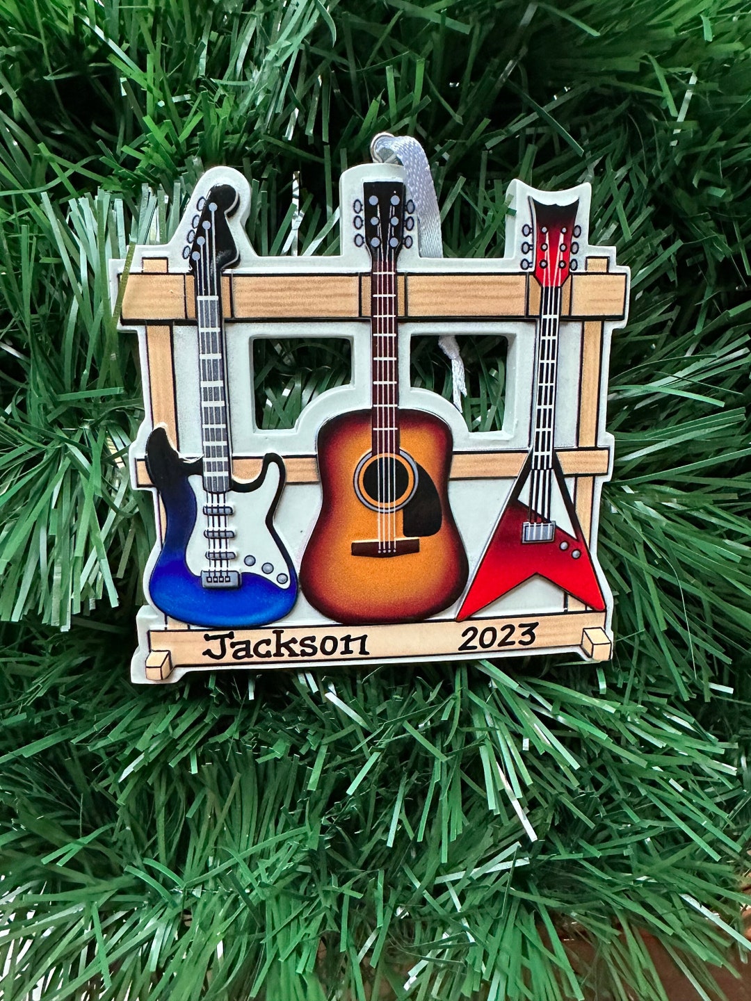 Electric- Acoustic Guitar-jammer Personalized Orchestra Christmas ...