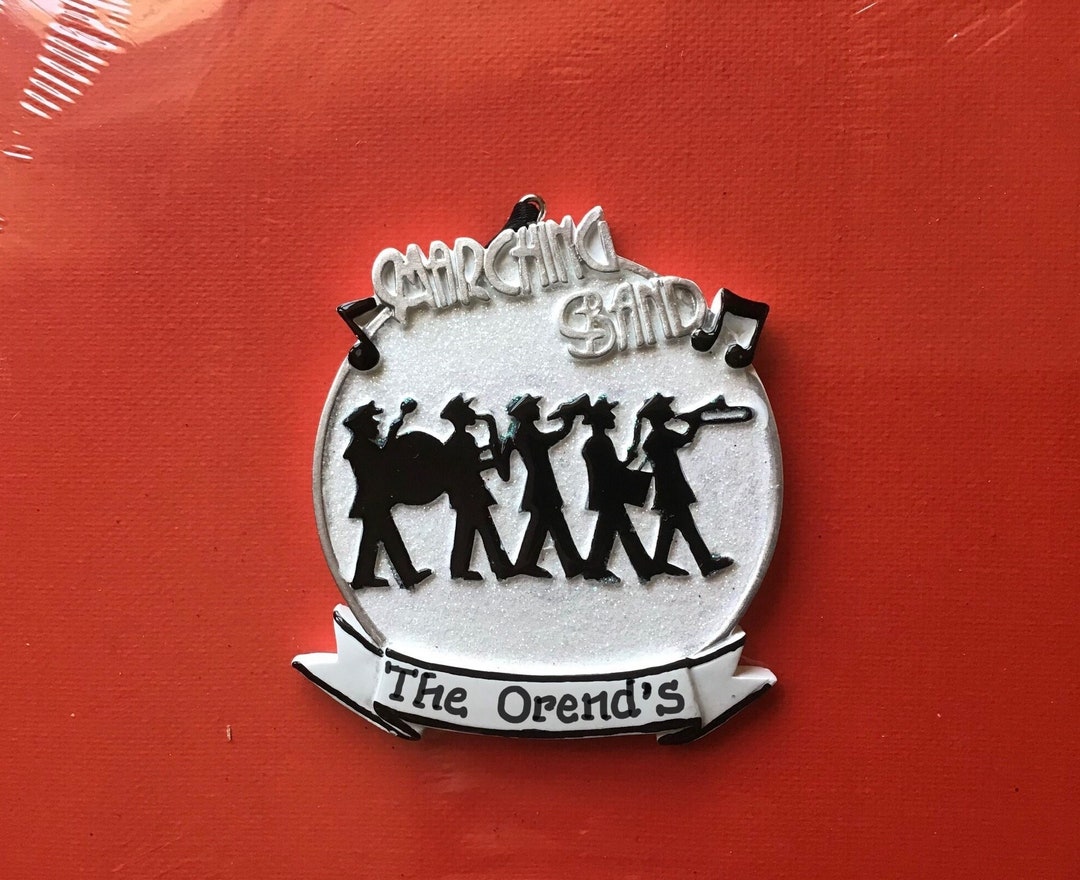 Marching Band Orchestra Parade Personalized Christmas Ornament ...