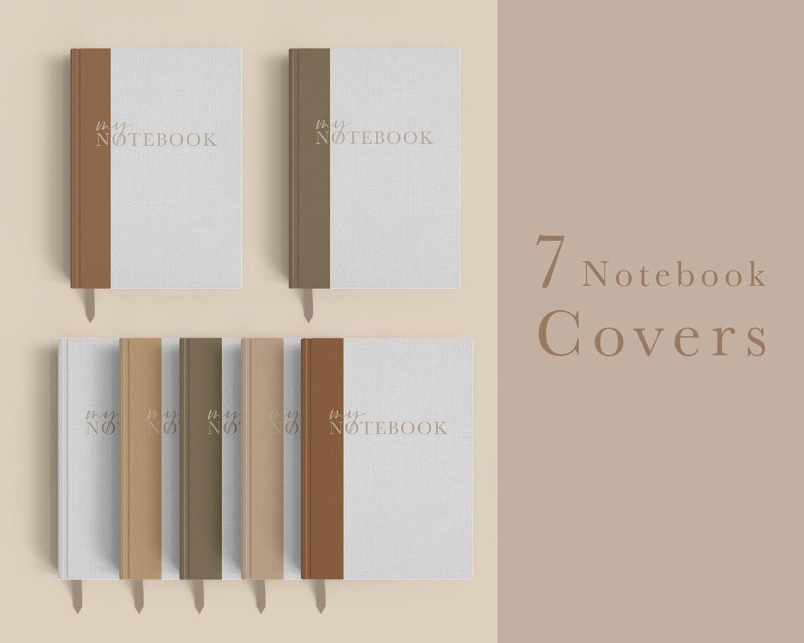 Minimalist Goodnotes Digital Notebook | Goodnotes Notebook With Tabs ...