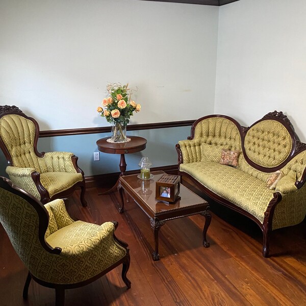 Antique Living Room Set - Etsy