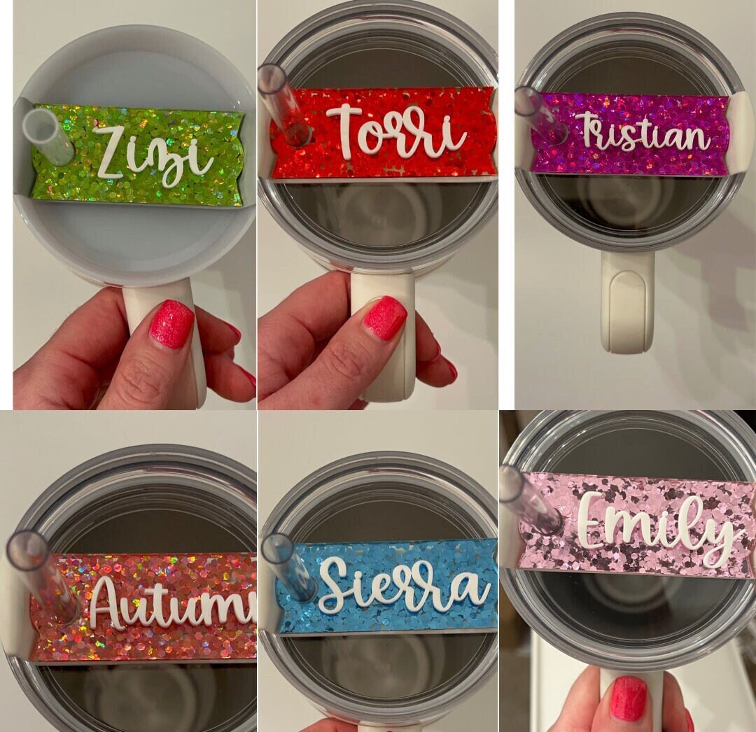 Stanley Cup Topper Personalized Stanley Cup Topper Glitter Stanley Cup ...