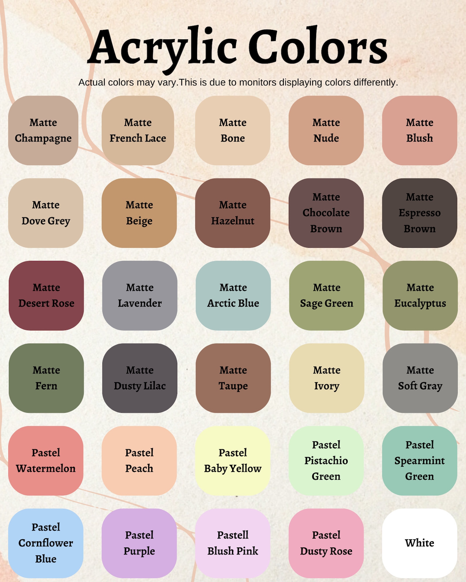 7 Inch Physical Watermark Watermark 3d Watermark Small - Etsy