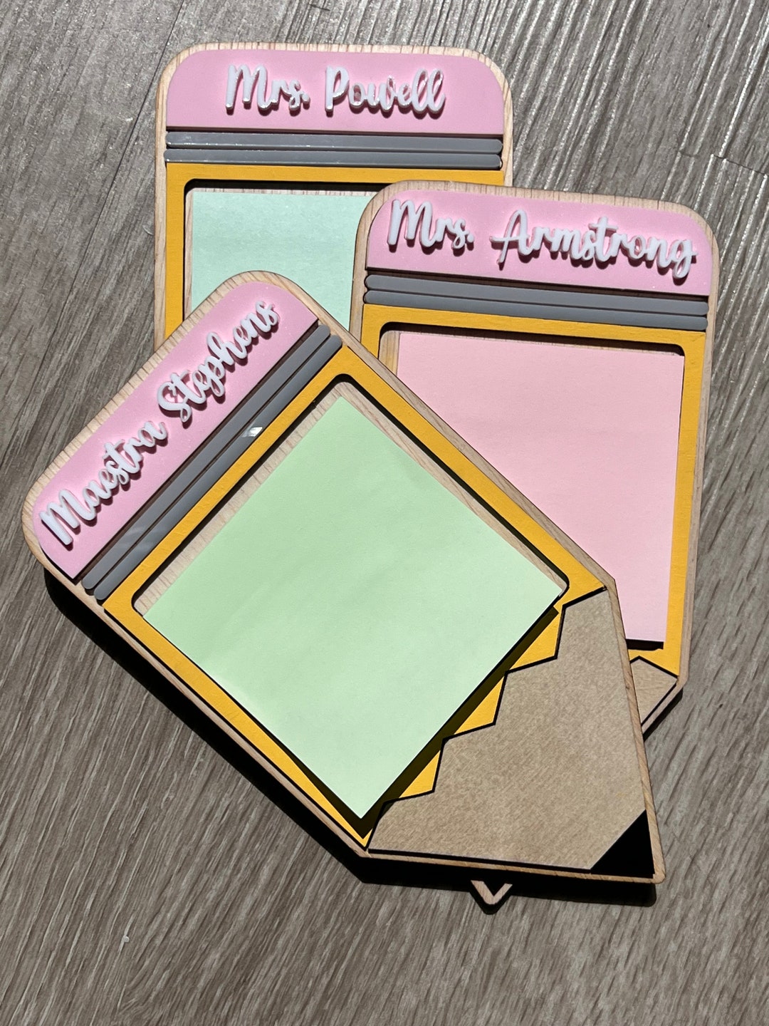 Personalized Sticky Note Holder, Personalized Sticky Note Holder ...