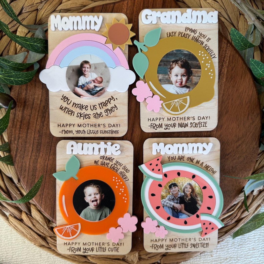 Mother's Day Fridge Photo Magnet | Fridge Magnet | Mother's Day Gift ...