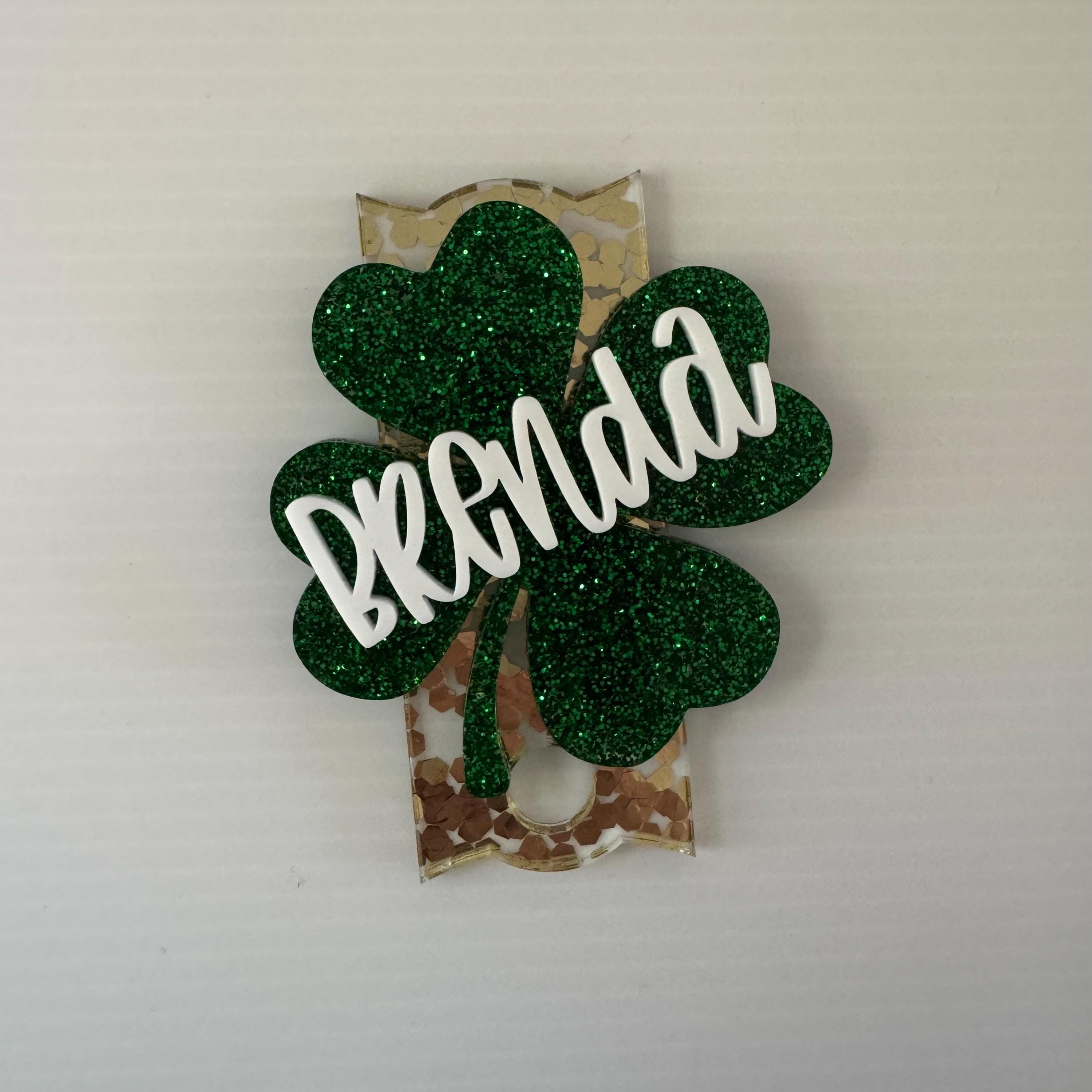 St. Patrick's Day Stanley Cup Topper | Shamrock Stanley Cup Topper ...
