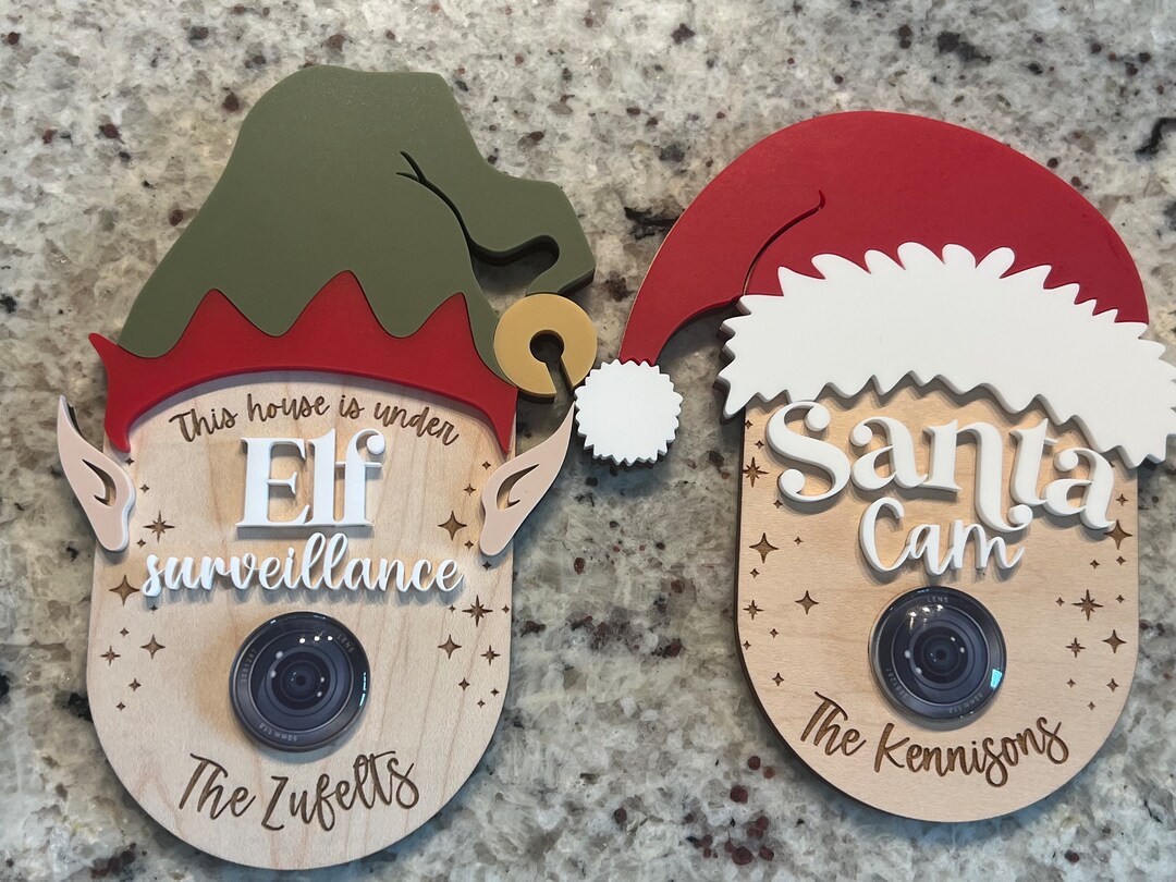 Elf Surveillance Santa Cam Christmas Camera Elf on the - Etsy