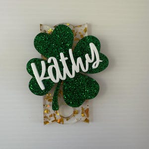 St. Patrick's Day Stanley Cup Topper | Shamrock Stanley Cup Topper ...