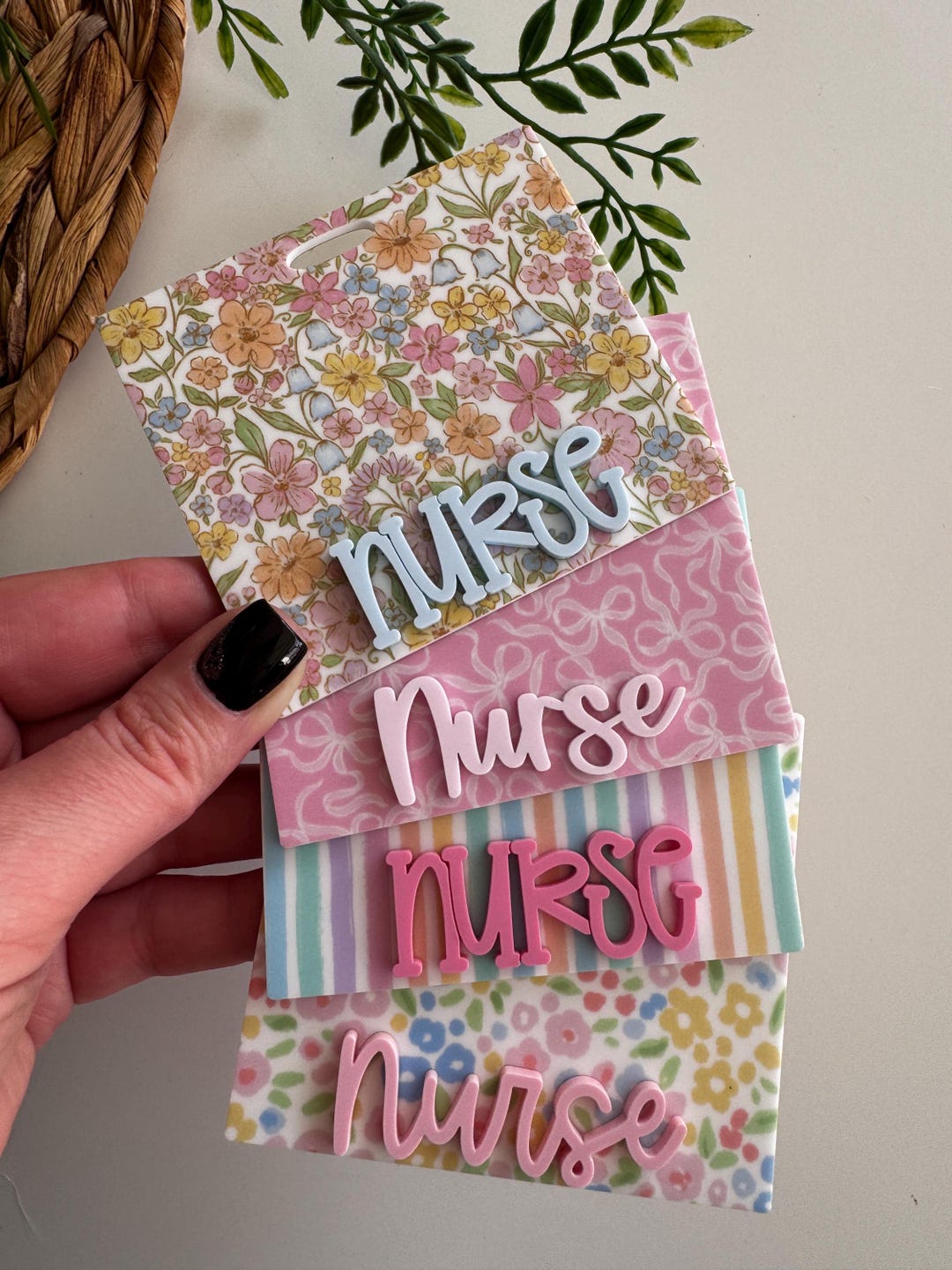 Custom Badge Buddy for Nurses Badge Buddy Gift for Nurses Personalized ...