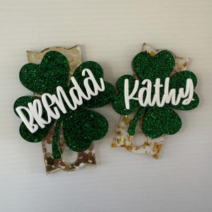 St. Patrick's Day Stanley Cup Topper | Shamrock Stanley Cup Topper ...