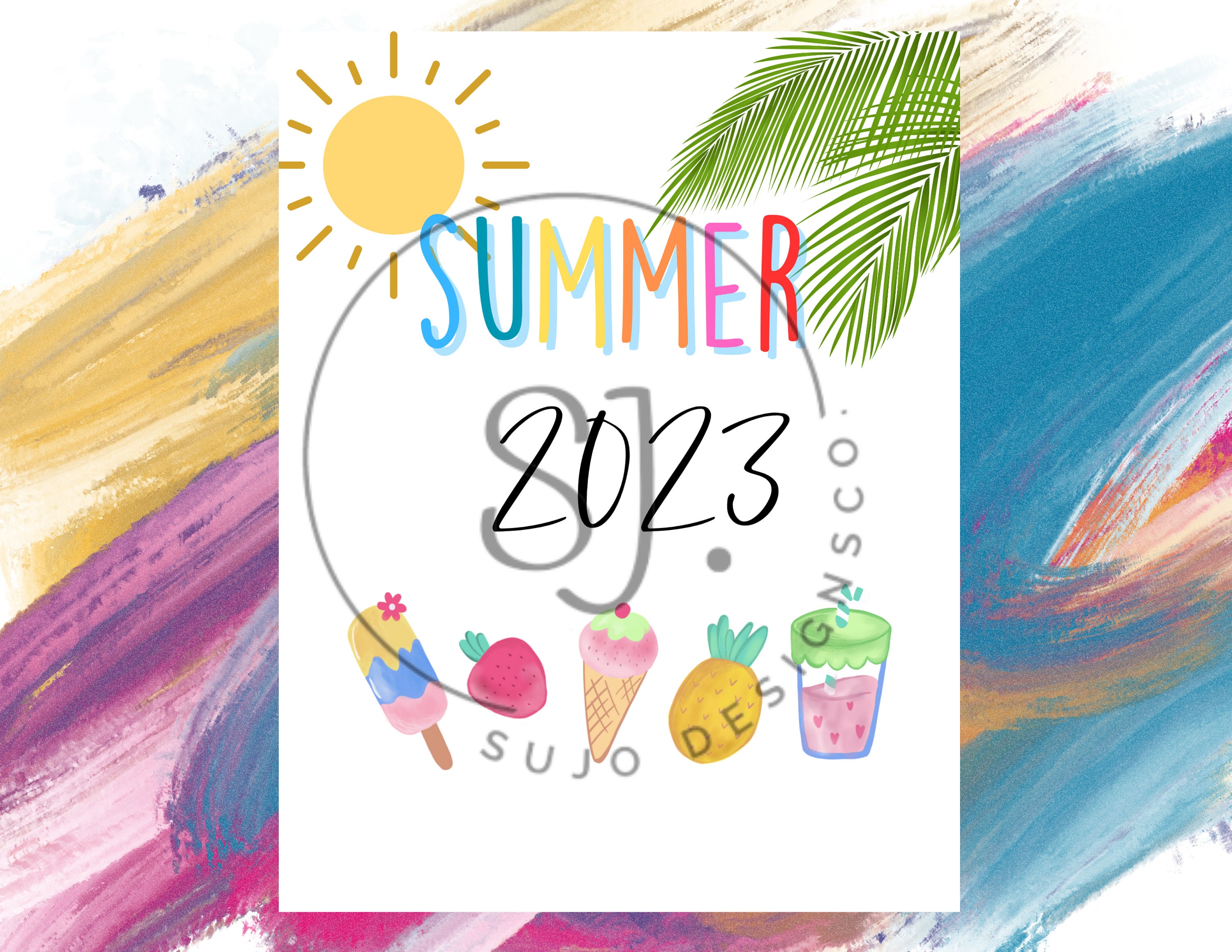 Summer Checklist 2023 L Summer Printables L Summer Kid Checklist L ...