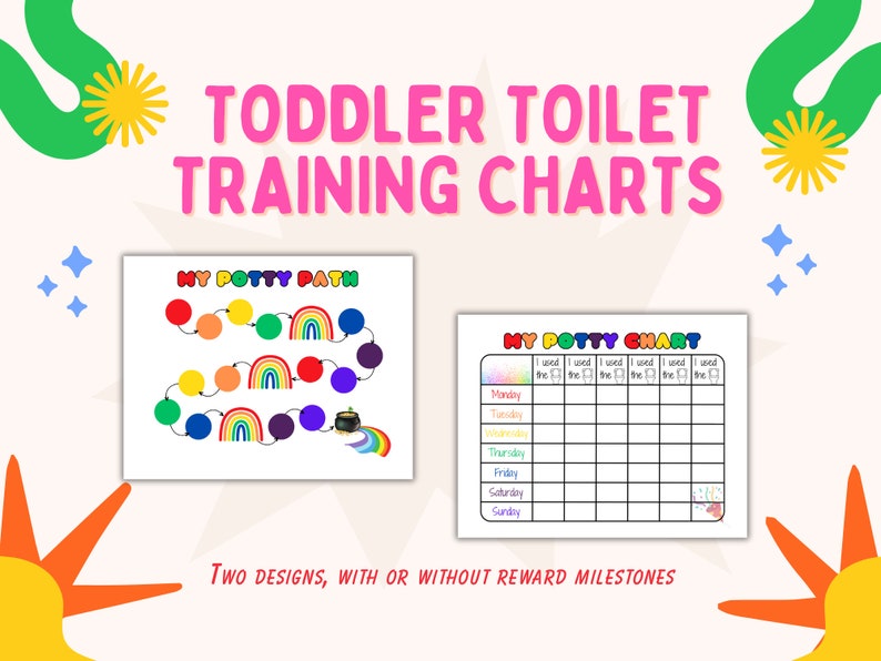 Toddler Toilet Training Charts | Printable Potty Charts | My Potty Path ...
