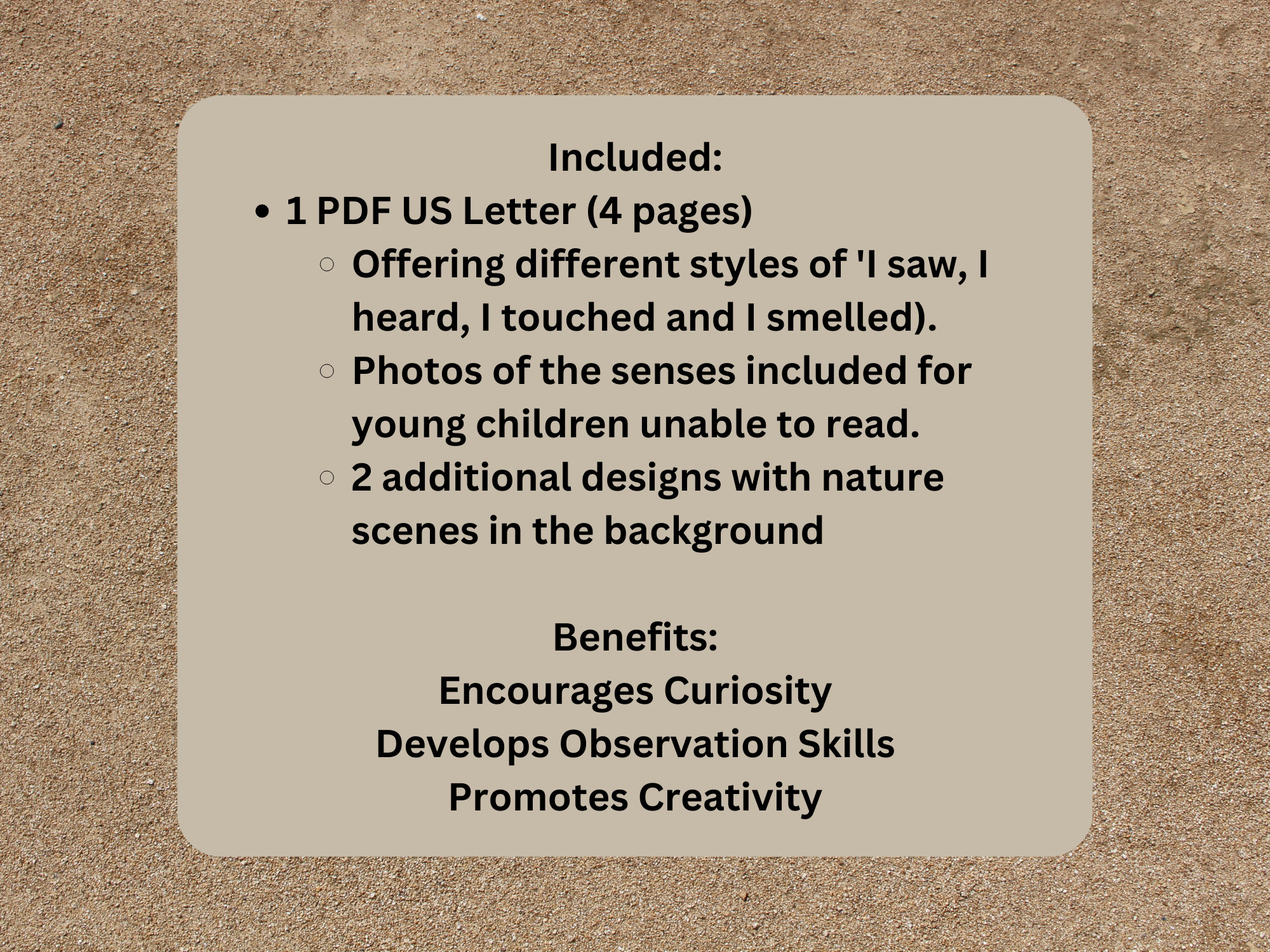 Nature Walk Observation Sheets for Kids - Outdoor Activities - Nature ...