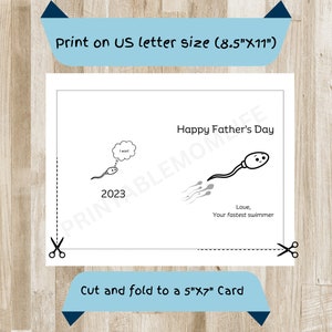 Printable Funny Father's Day Card Humor Cards for Dad - Etsy