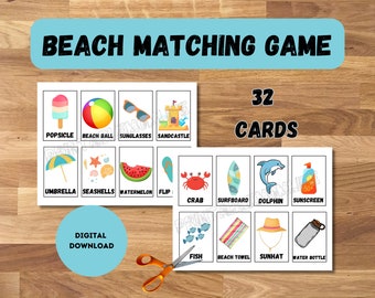 Vehicle Memory Matching Game -- Matching Game for Toddlers and Kids ...