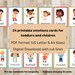 24 Printable Toddler Emotions Cards -- Digital Download -- Kids ...