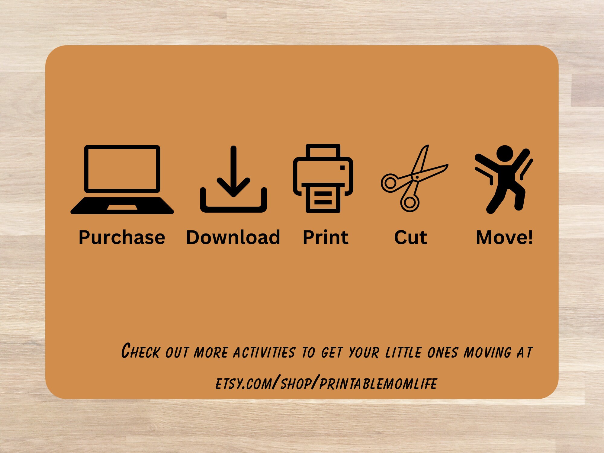 Fall Movement Cards for Kids | Movement Cards for Toddlers | Preschool ...