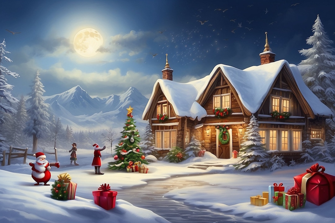 Printable Christmas Prints - Etsy