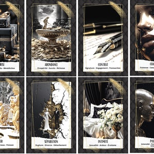 Gold'oracle French Divinatory Oracle General Oracle 74 Cards ...