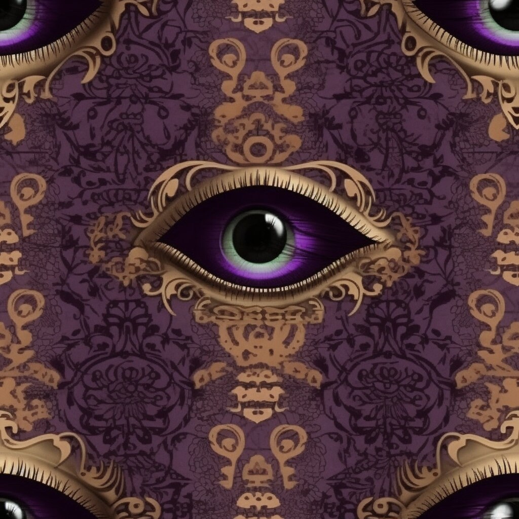Gothic Romance Seamless Patterns: Halloween Digital Paper (4096x4096 Px ...