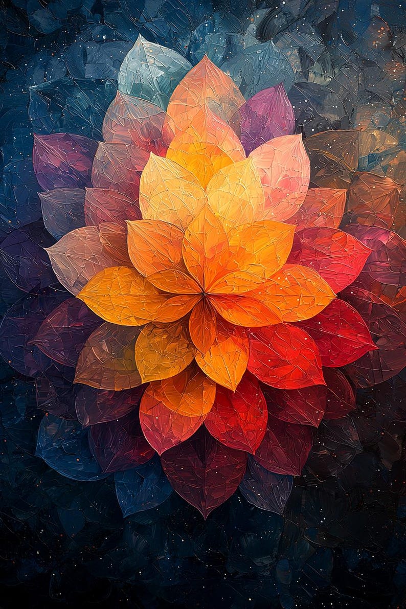 Sacred Geometry Art Print | Spiritual Wall Decor | Metaphysical Design ...