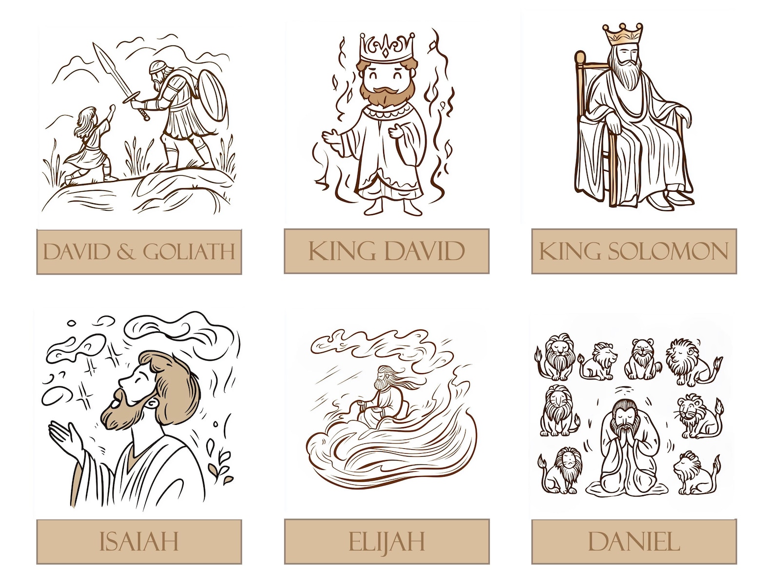 Old Testament Bible Clipart | Religious Illustrations | Sunday School ...