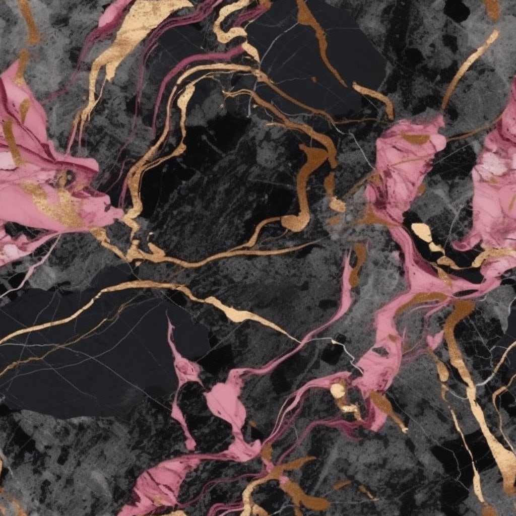 Gold and Pink Marble Tiles Seamless Repeating Pattern Digital Paper ...