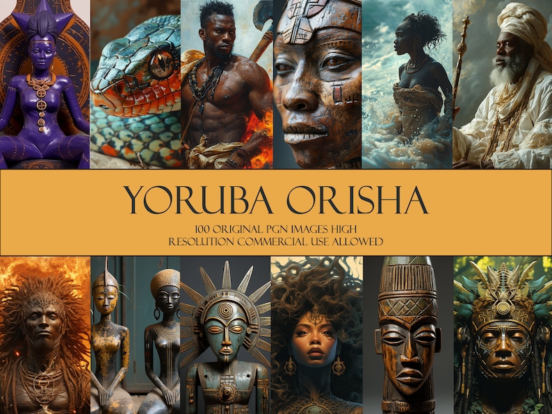 Yoruba Orisha Clipart Bundle: West African Gods PNG (digital Download) - Etsy