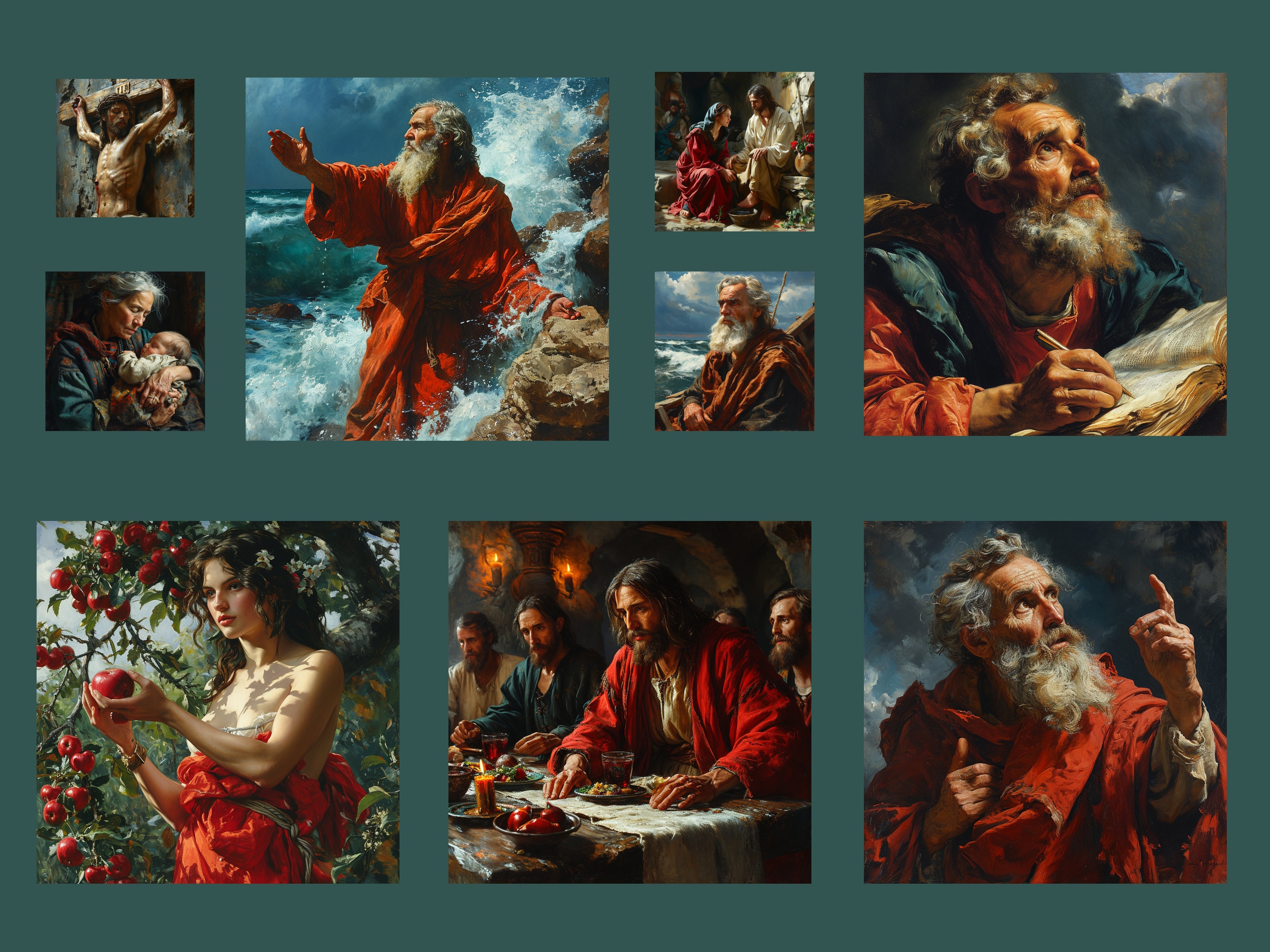 Divine Characters Clip Art Bundle: Inspire Your Faith With Christian ...