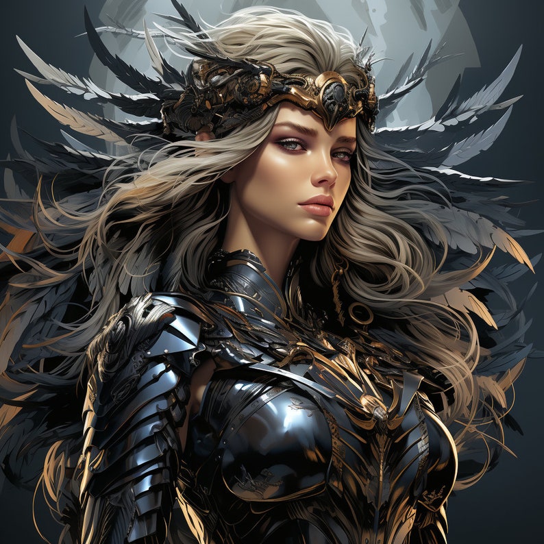 60 Valkyrie Clipart PNG Mega Pack of Valkyrie Viking Warriors ...