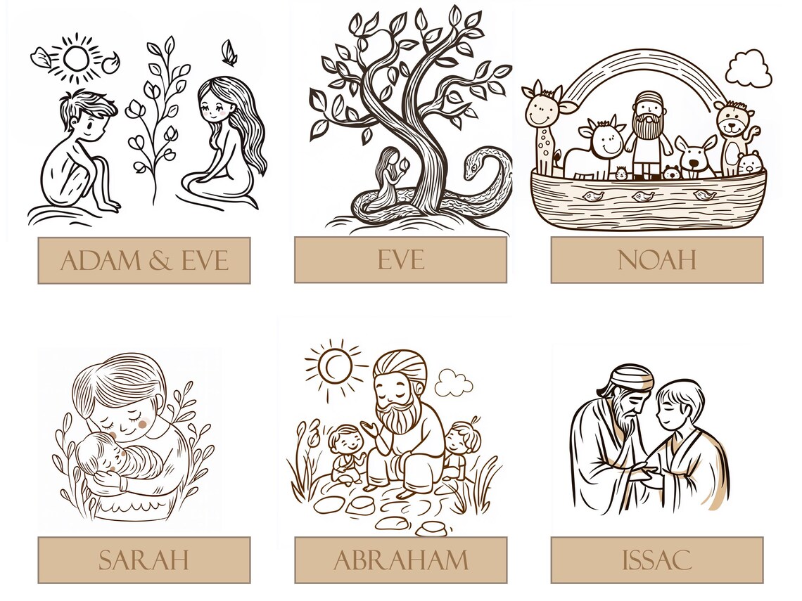 Old Testament Bible Clipart | Religious Illustrations | Sunday School ...