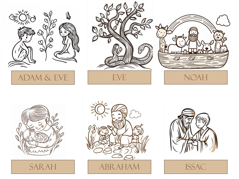 Old Testament Bible Clipart | Religious Illustrations | Sunday School ...