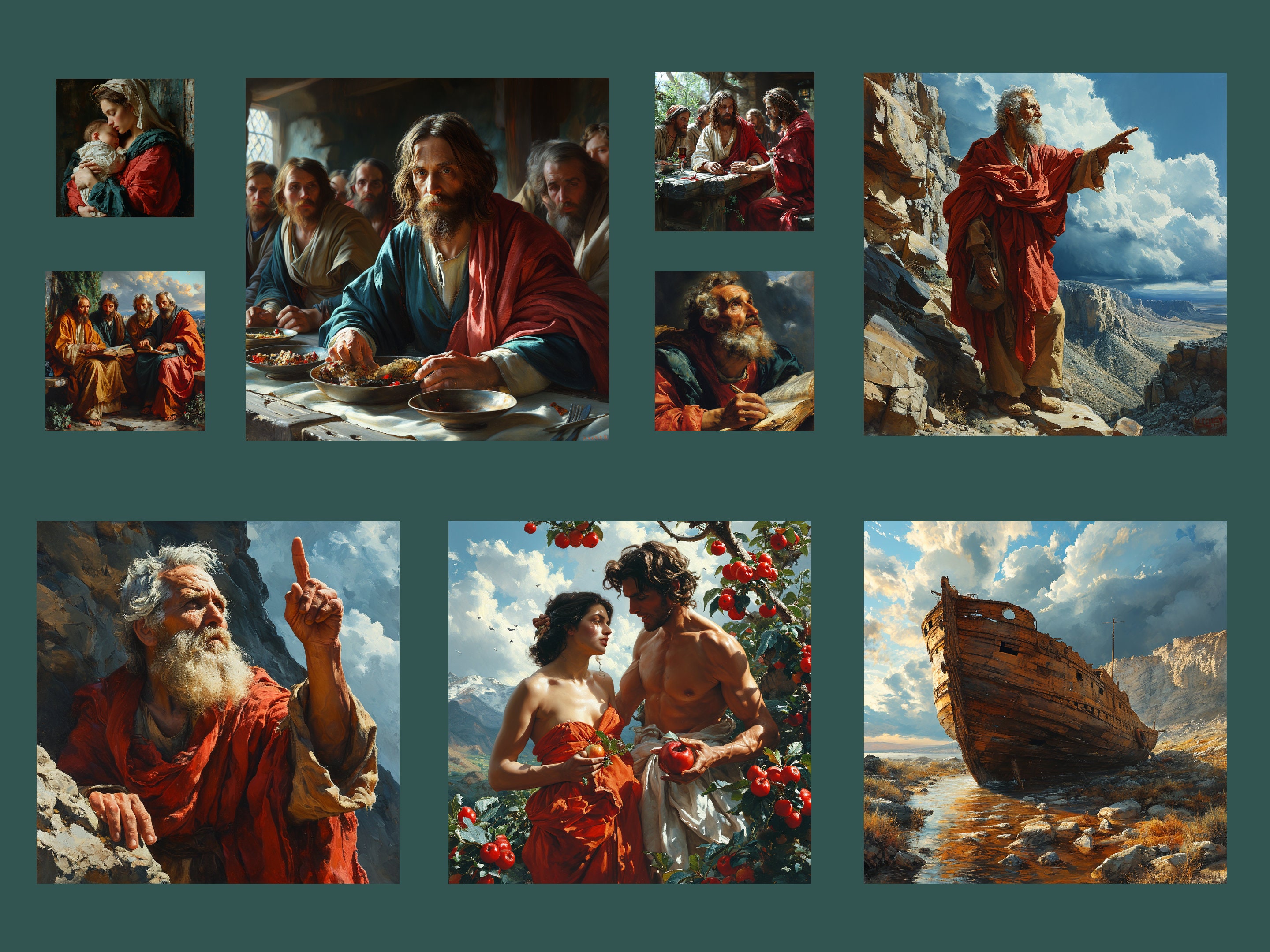 Divine Characters Clip Art Bundle: Inspire Your Faith With Christian ...