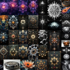 Sacred Geometry Art Print | Spiritual Wall Decor | Metaphysical Design ...