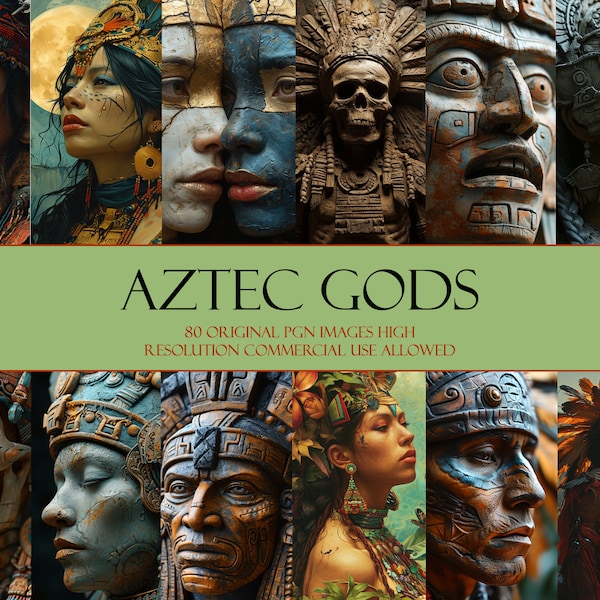 Aztec Gods - Etsy