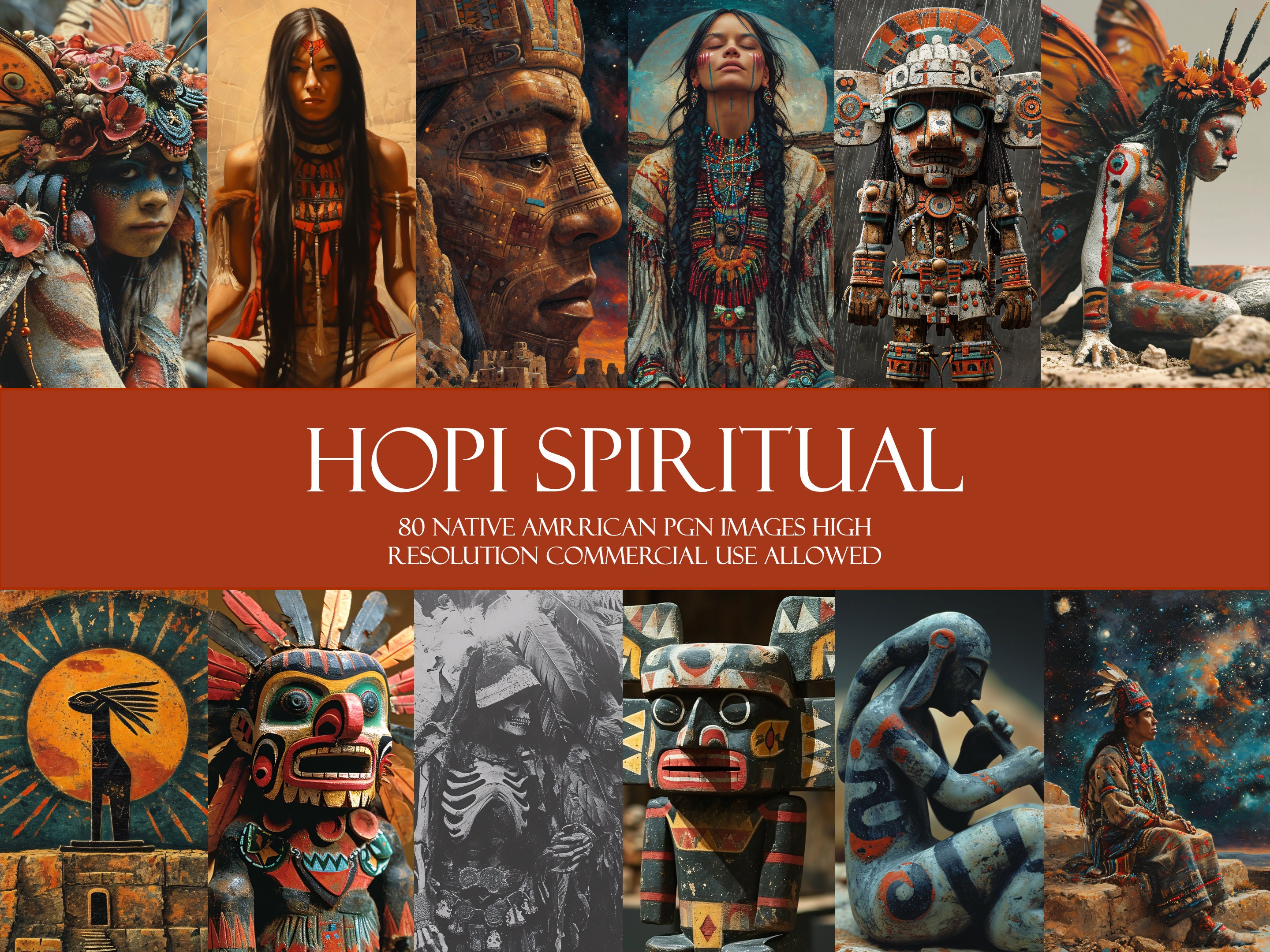 Simbolos Hopi Kachina HOPI INDIAN SUNFACE KACHINA DOLL