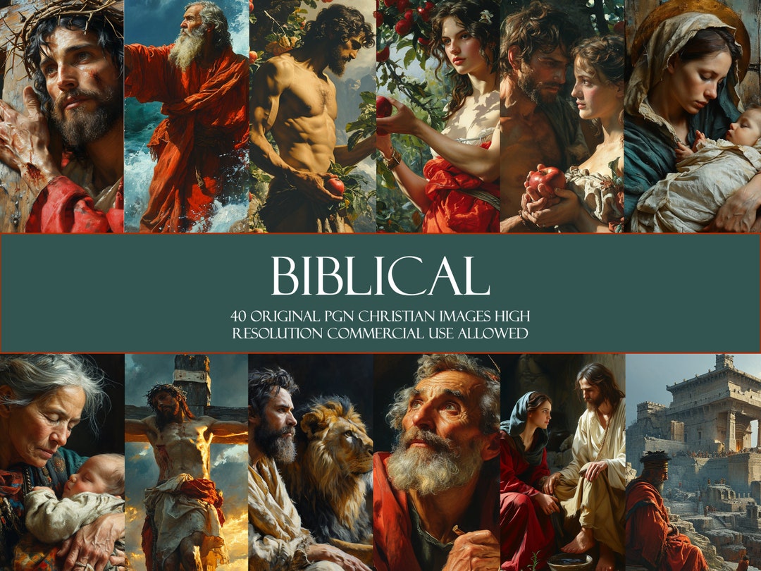 Divine Characters Clip Art Bundle: Inspire Your Faith With Christian ...