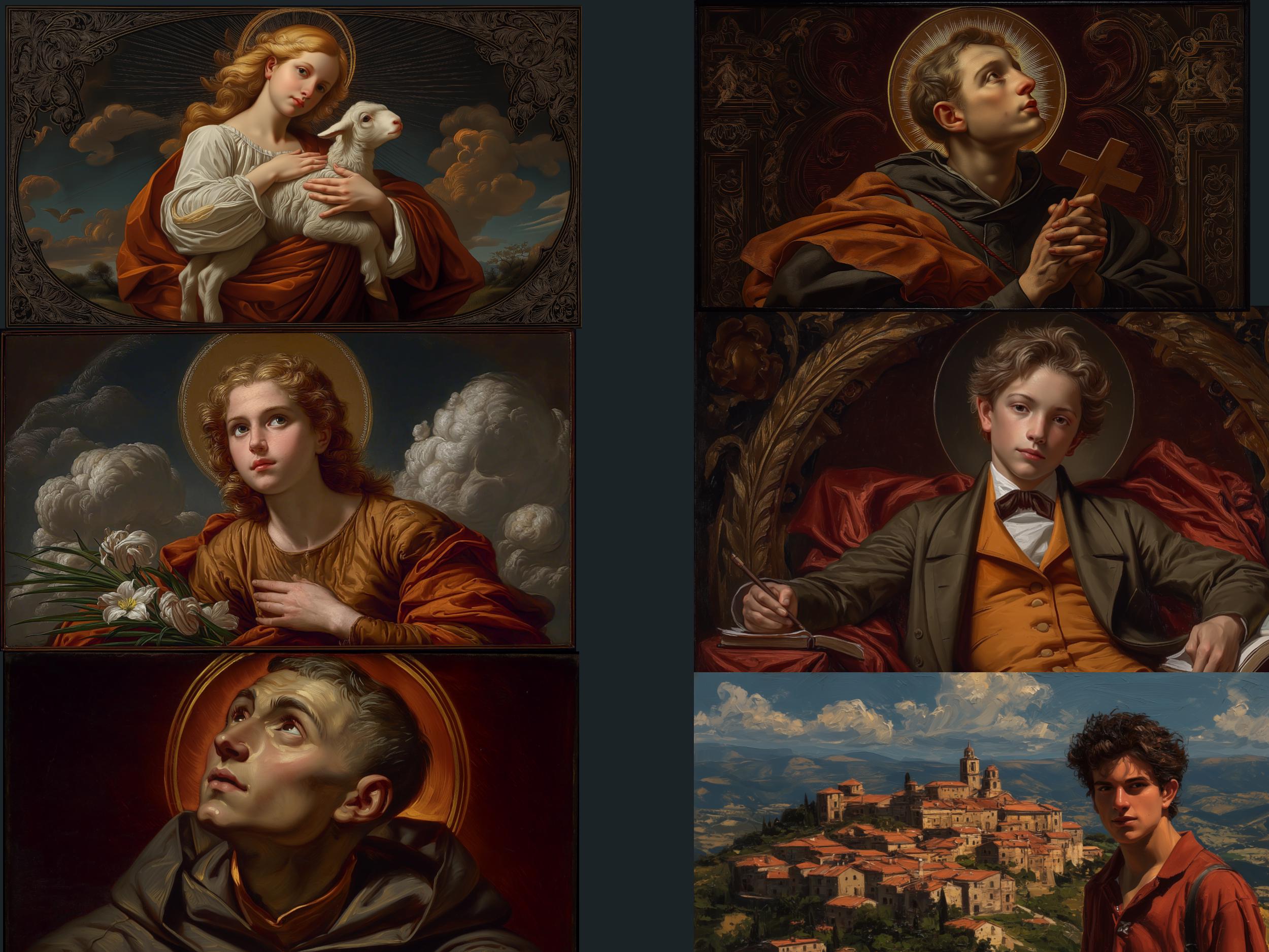 Young Catholic Saints Clipart: Religious Education Images (digital ...
