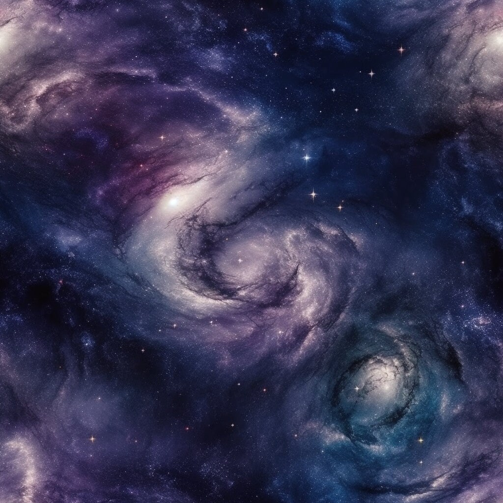 Galactic Space Landscapes Seamless Repeating Patterns Digital Paper - Etsy