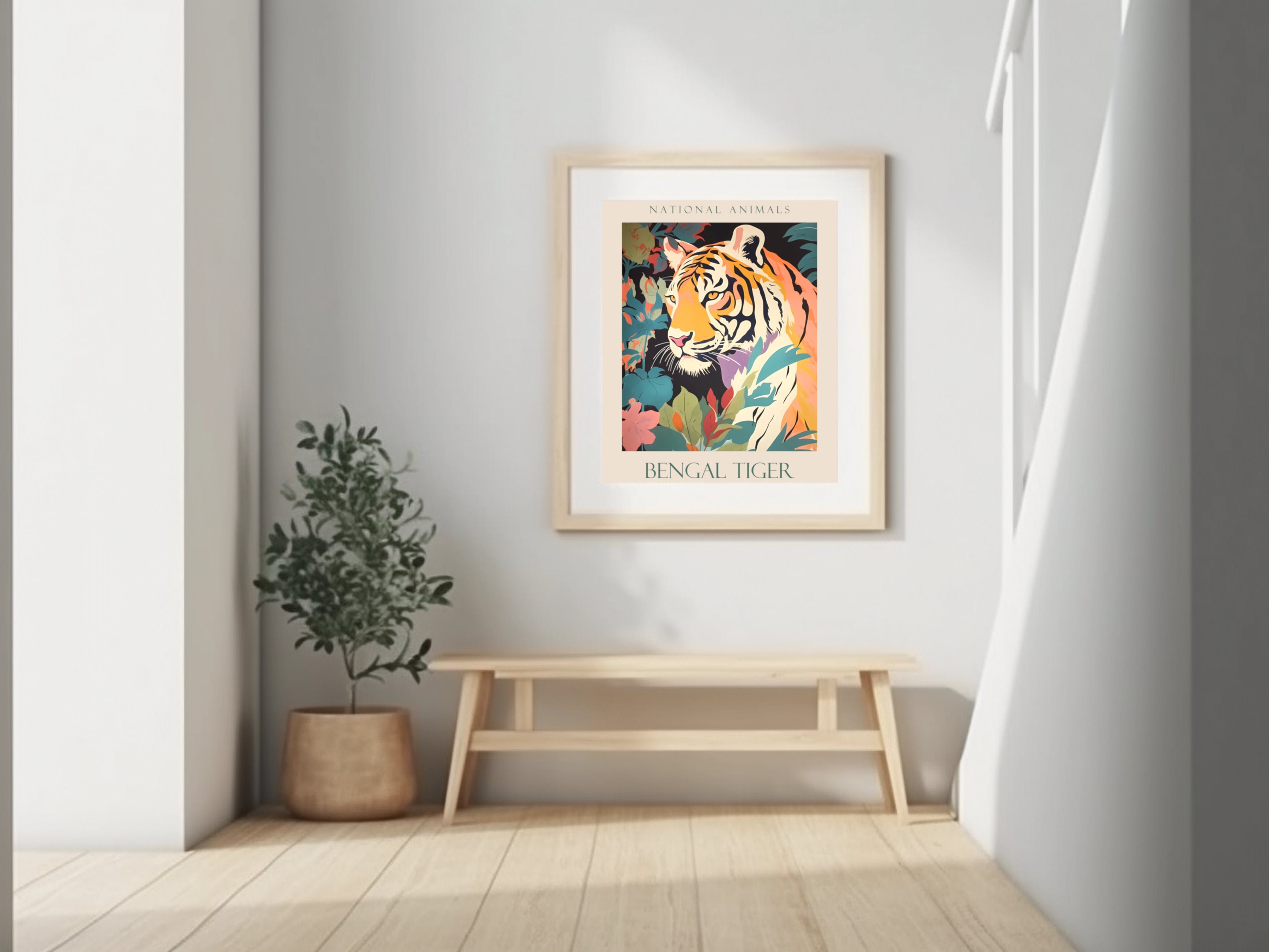 Animal Poster Digital Prints, Set of 10, Animal Wall Art, Animal ...