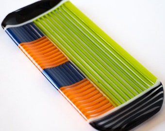 Fused Glass Tray - Etsy