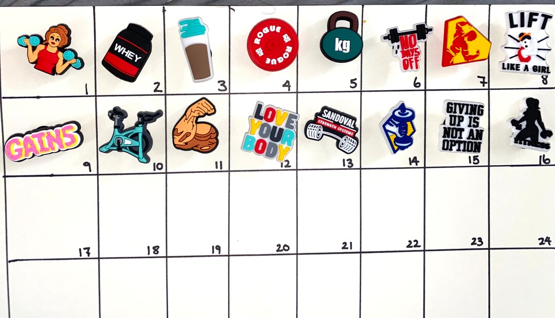 Gym Rat Pick Your Pack Croc Charms - Etsy Canada