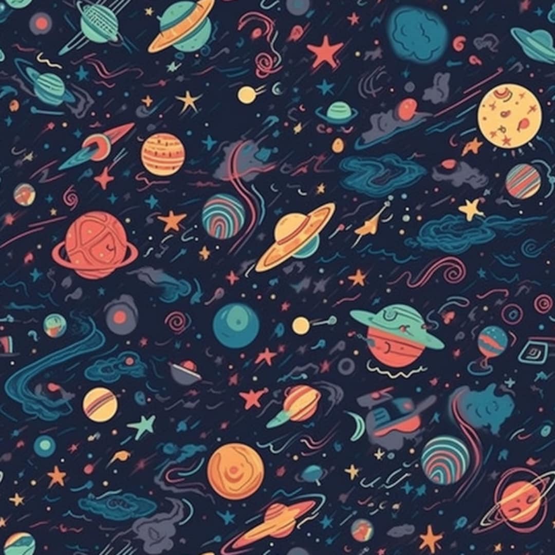 Space Pattern - Etsy