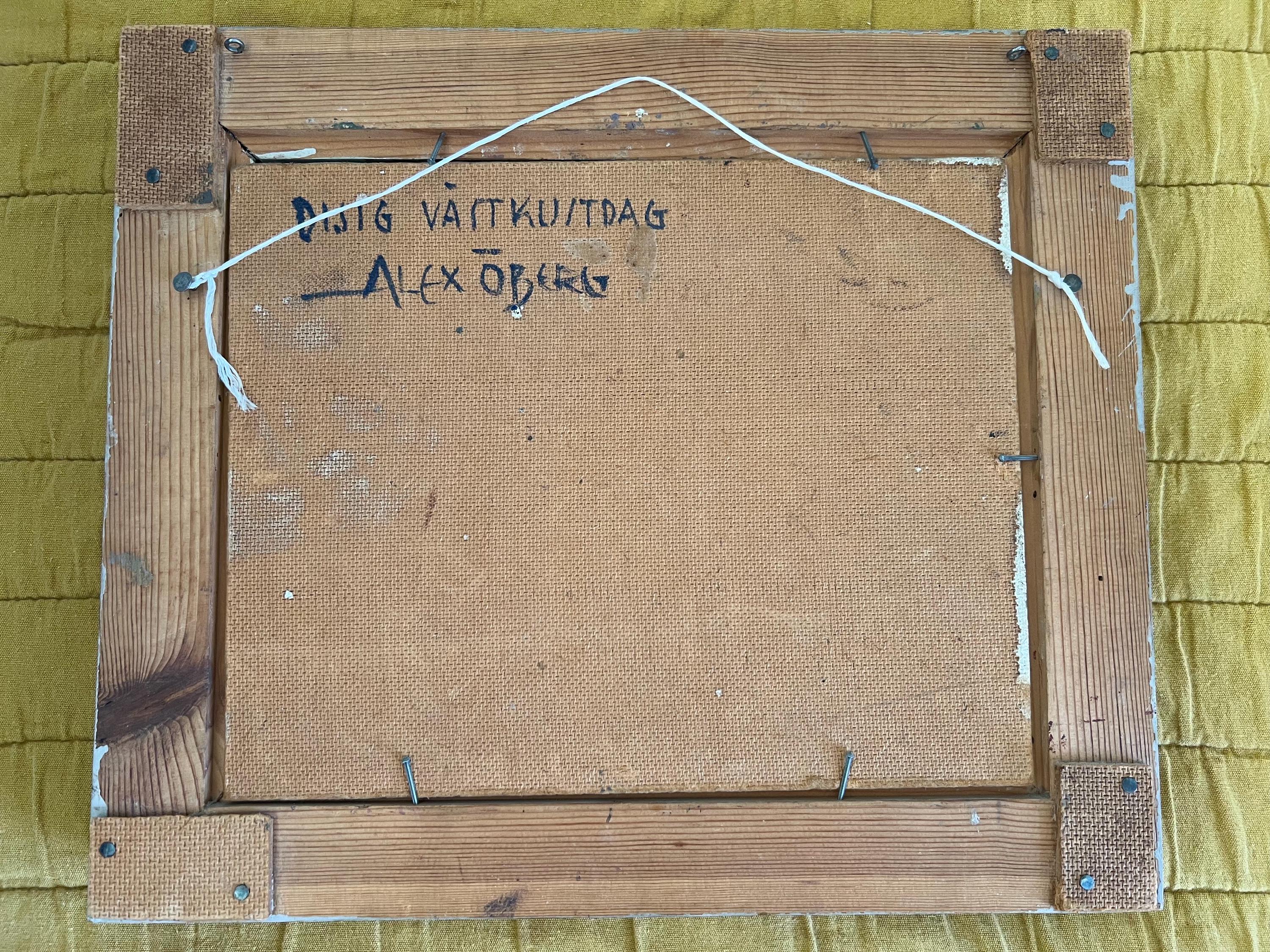 Vintage Swedish Oil Painting Hazy West Coast Day by Alex Oberg - Etsy