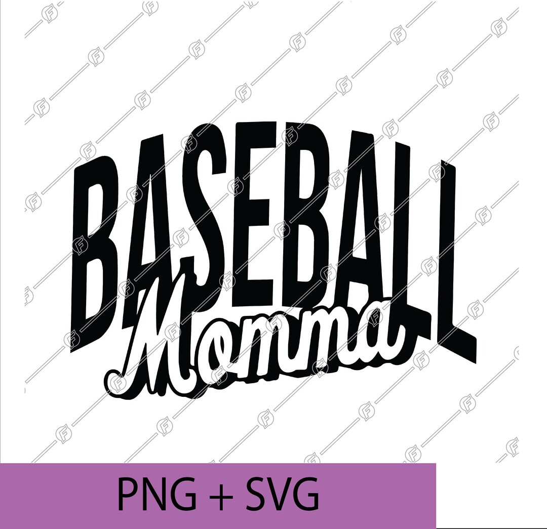 Baseball Momma SVG Files | Baseball Mom Cut Files | Baseball Mom Vector ...