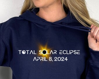 Retro Rock Concert Fan Gear Solar Eclipse 2024 Hoodie Path - Etsy