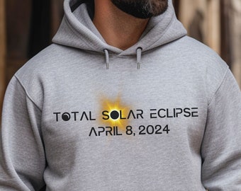Retro Rock Concert Fan Gear Solar Eclipse 2024 Hoodie Path - Etsy