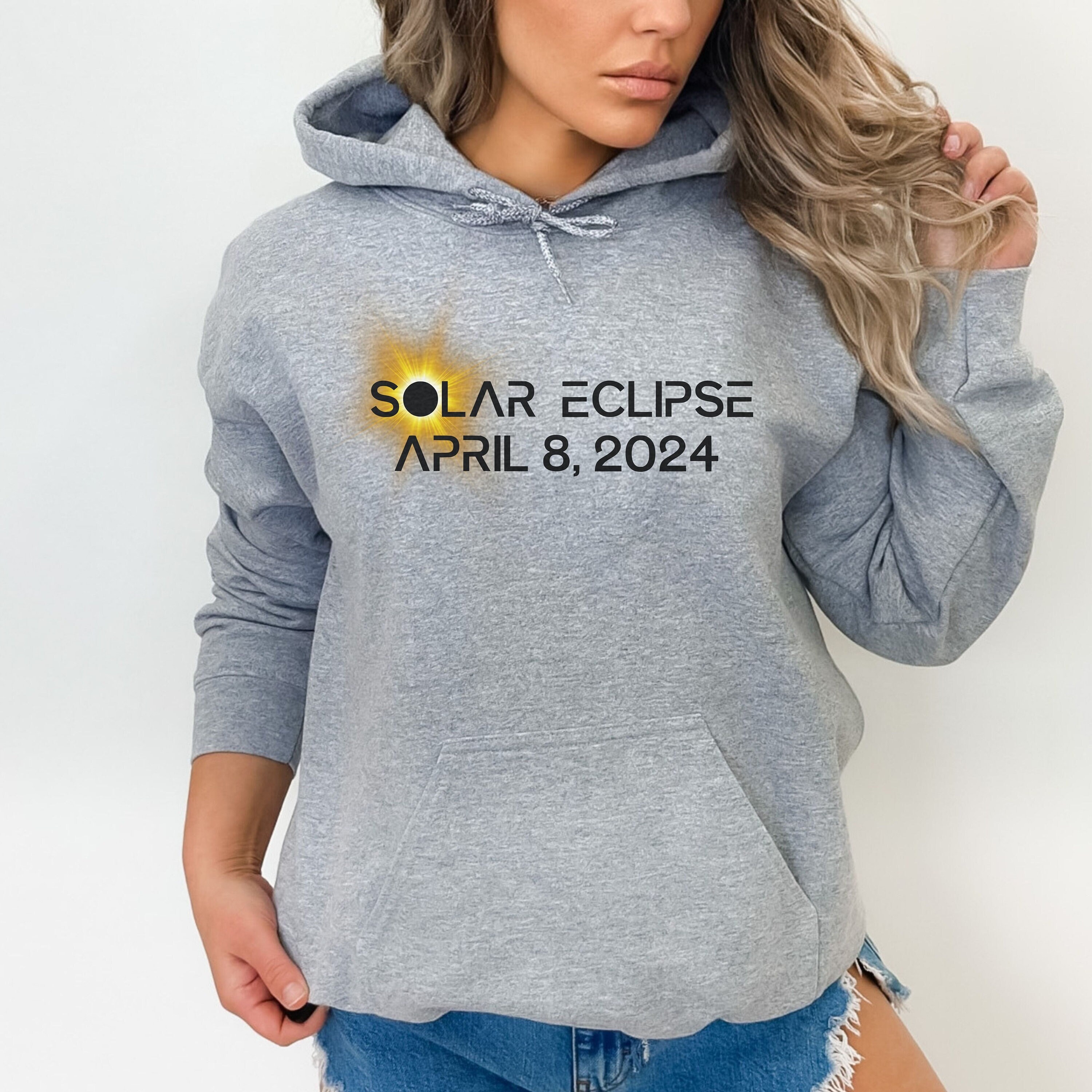 Solar Eclipse Viewing Party, Solar Eclipse 2024 Hoodie, Total Solar ...