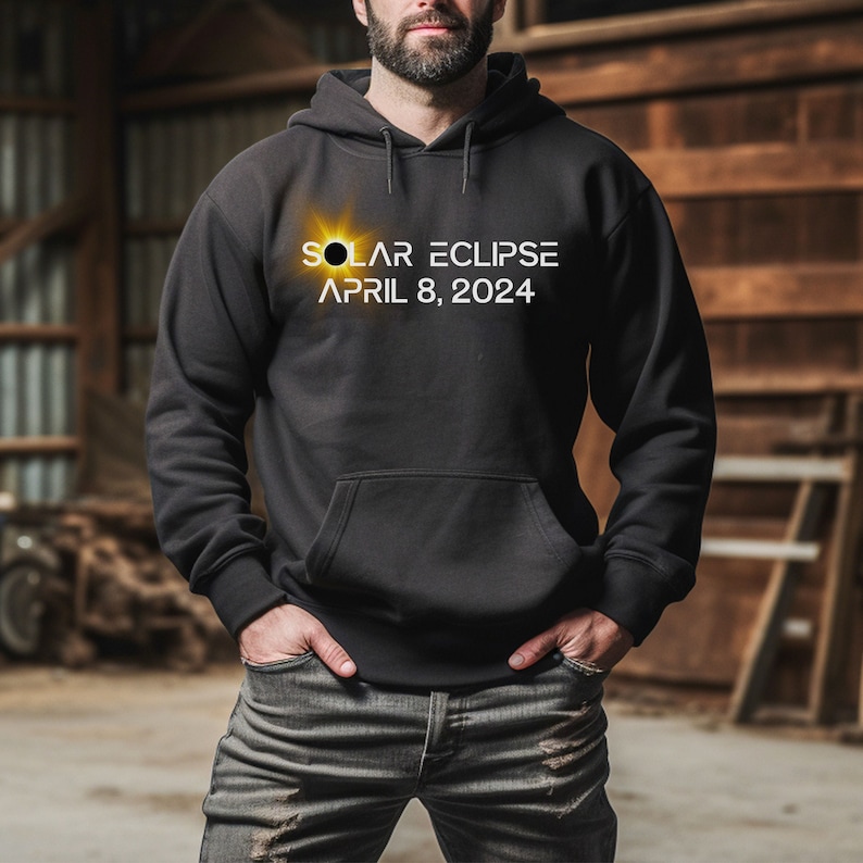 Solar Eclipse Viewing Party, Solar Eclipse 2024 Hoodie, Total Solar ...
